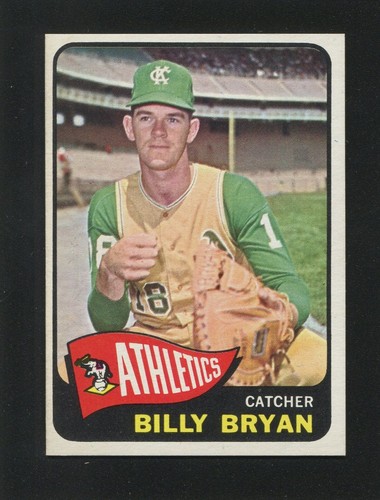 #51 BILLY BRYAN, Athletics - 1965 Topps: NM-MT, o/c, pack fresh 221485e ...