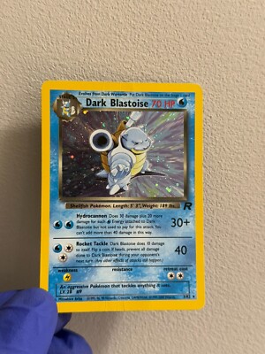 Dark Blastoise 3/82 Team Rocket Holo Pokemon Playing Card Nintendo | eBay