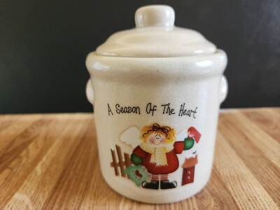 Santa Butter Crock | eBay