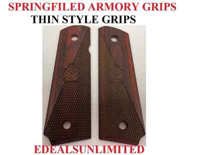SPRINGFIELD ARMORY GRIPS SLIM STYLE 1911 GARRISON EMISSARY OPERATOR ...