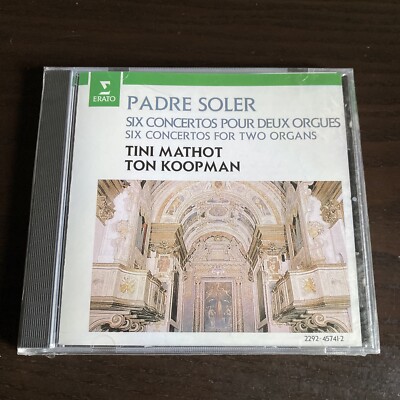 Padre Soler: Six Concertos Pour Deux Orgues - Brand New And Factory ...