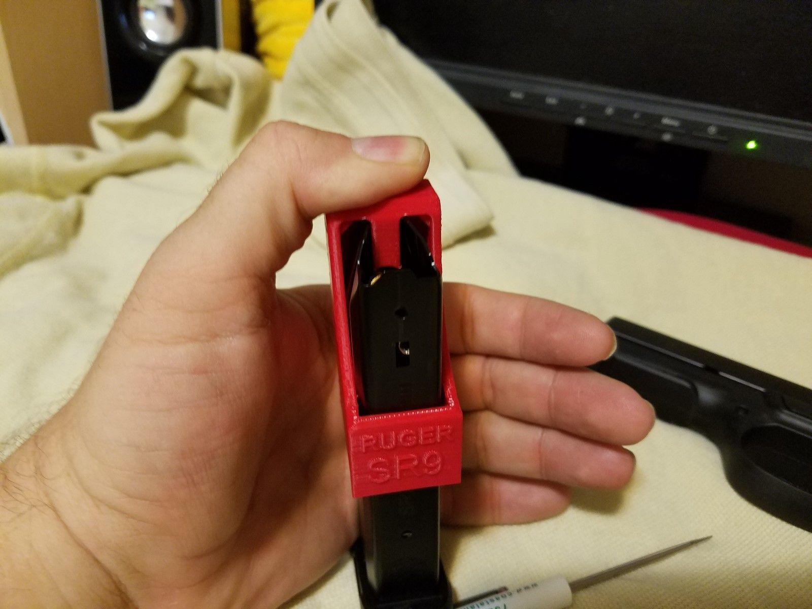 TSS 9mm Magazine Speed Loader for RUGER SR9 9E- Faster & Easier to use ...