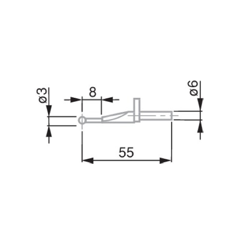 Ball Tip Probe Insert 3mm Carbide Ball for TESA Height Gauges 00760230 ...