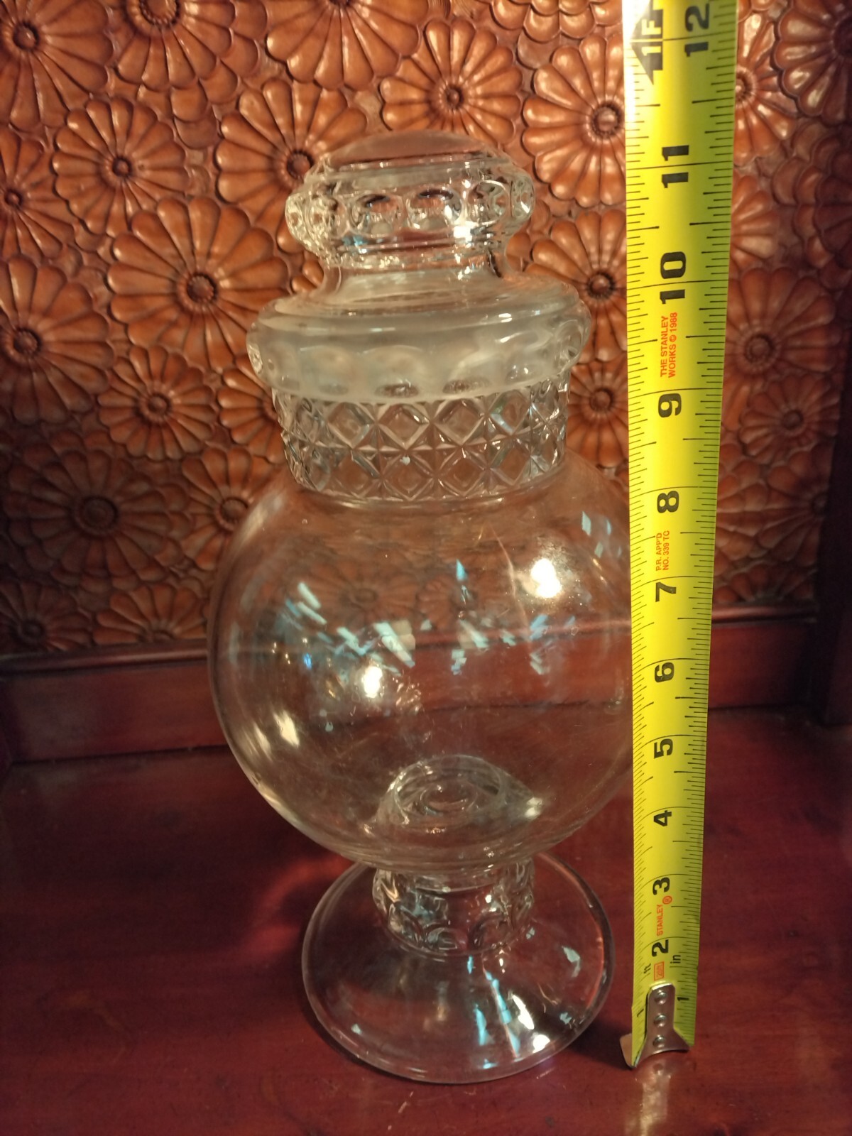 Antique TIFFIN DAKOTA GLASS Pharmacy APOTHECARY Drug Store Display ...