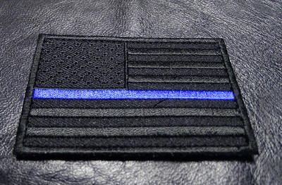 SWAT Police law enforcement Thin Blue Line United States Flag HOOK LOOP ...