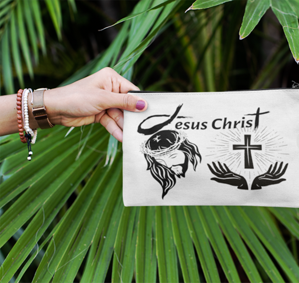 Jesus Christ,Rosary Pouch ,Handbag ,Religious, Catholic, Church Gift ...