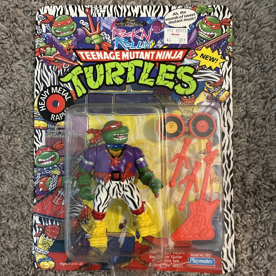 Heavy Metal Raph TMNT Raphael 1991 Unopened Teenage Mutant Ninja Turt ...