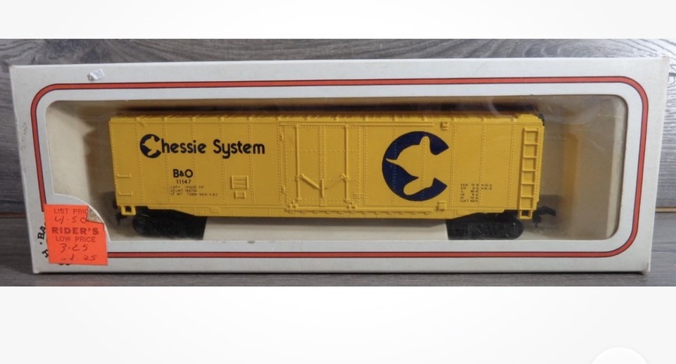 Bachmann HO Scale B&O Chessie System 51' Freight Train Box Car 11147 ...