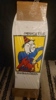 G&S Neil Blender Rocking Dog Reissue deck white skateboard Vision Sims ...