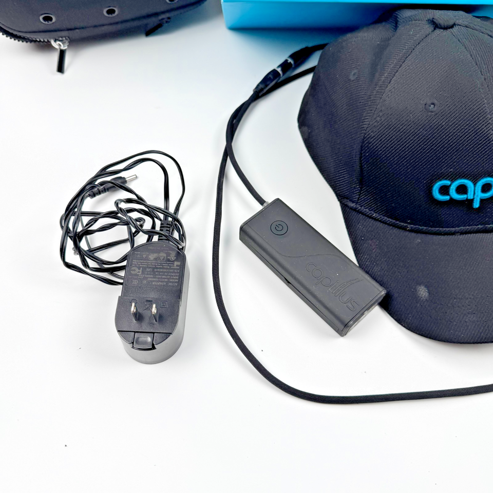 Capillus Ultra Mobile 82-Laser Diodes Red Light Therapy Cap for Hair ...