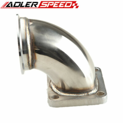 ADLERSPEED 90 Degree 3" V-Band to T4 Turbo Downpipe Exhaust Flange ...