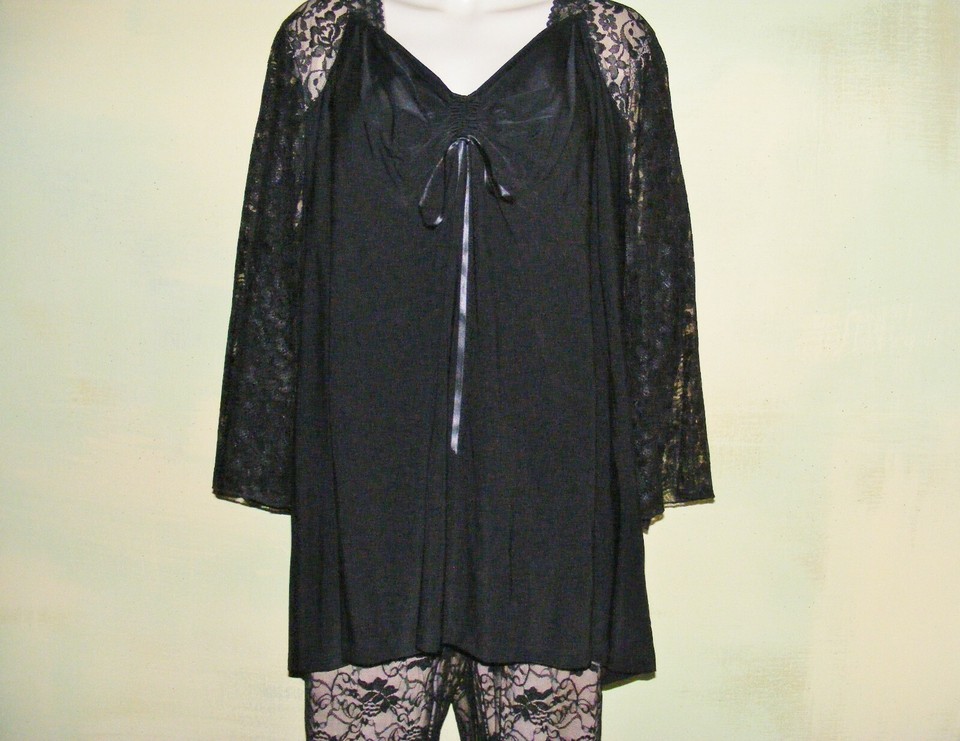 Zaftique Plus Size Lingerie Set Black Lace Over Beige Amazing Quality ...