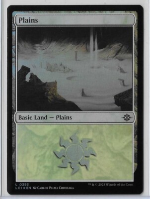 MTG Plains FOIL Lost Caverns of Ixalan (LCI) Basic Land Magic #0393 ...