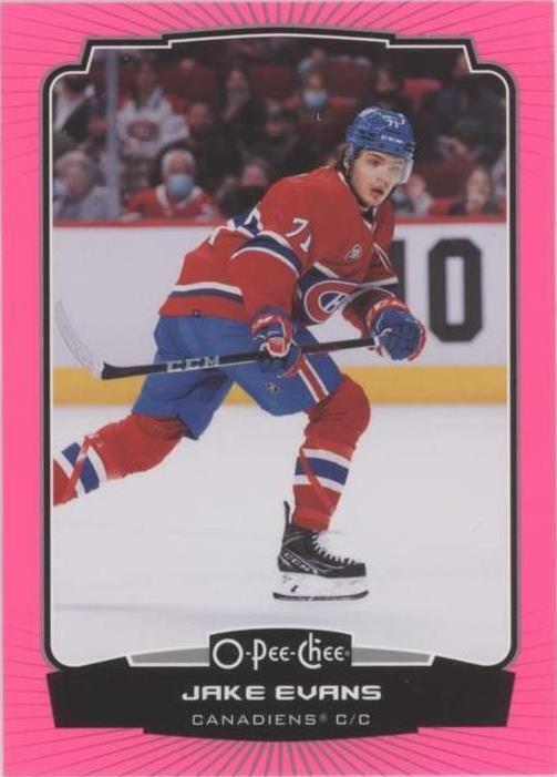 2022-23 O-Pee-Chee - Jake Evans #307 Neon Pink /75 for sale online | eBay