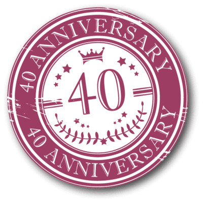 Anniversary Forty 40 Grunge Crown Stamp Car Bumper Sticker Decal | eBay