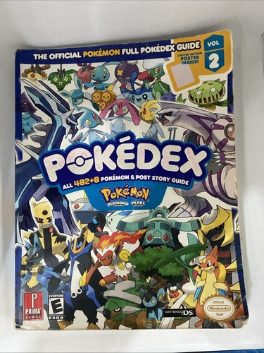 Pokemon Diamond & Pearl Pokedex Vol 2 Pokedex book/guide - No Poster | eBay