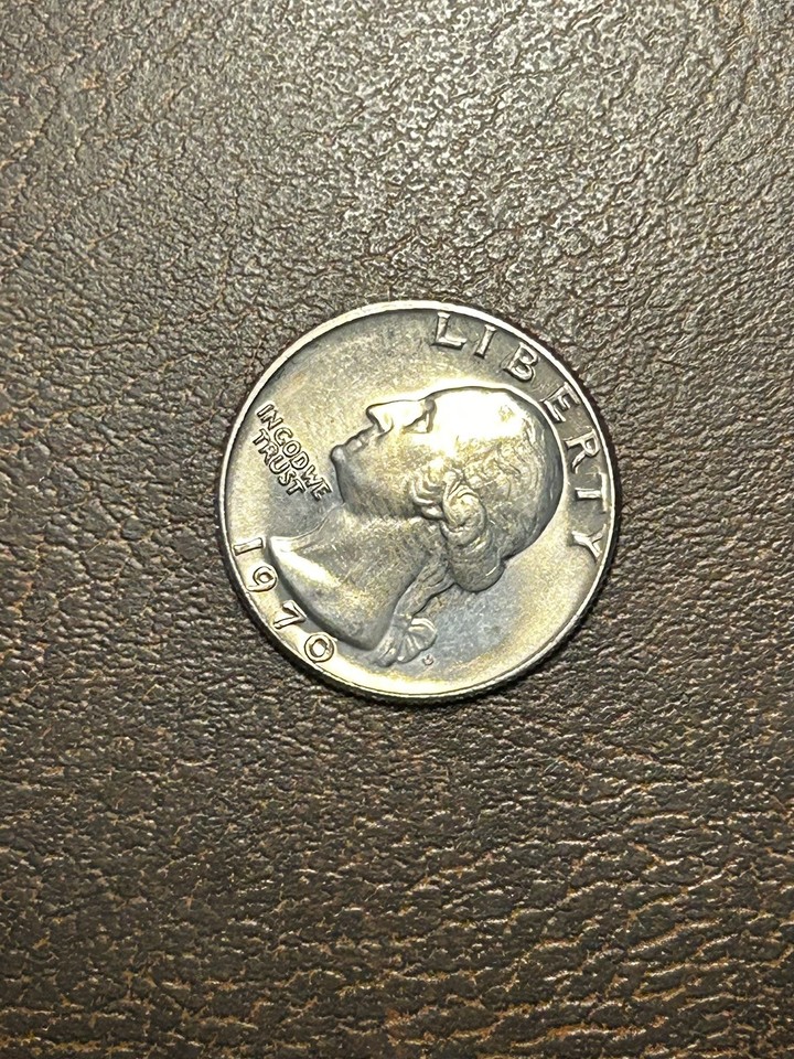 1970 D Washington Quarter Very High Grade Mint State Exact Coin Imaged ...