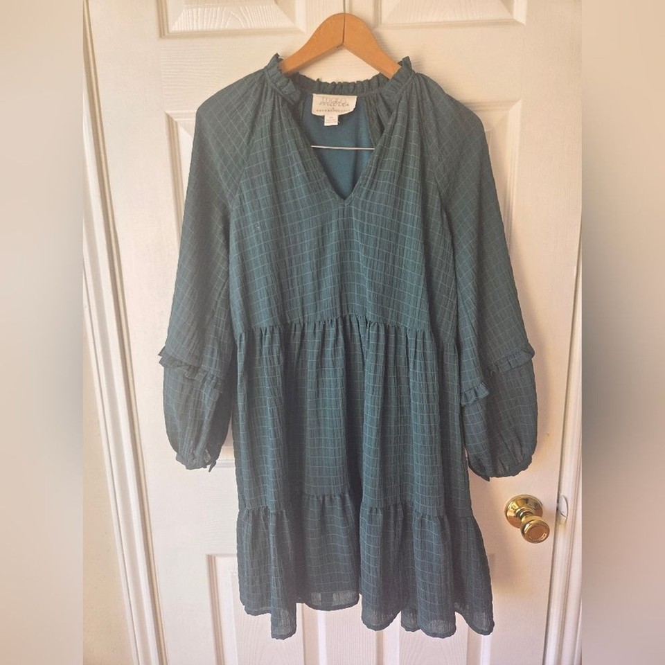 Mare Mare Anthropologie XS Green Tunic Dress Anne Kelly Green $150 | eBay