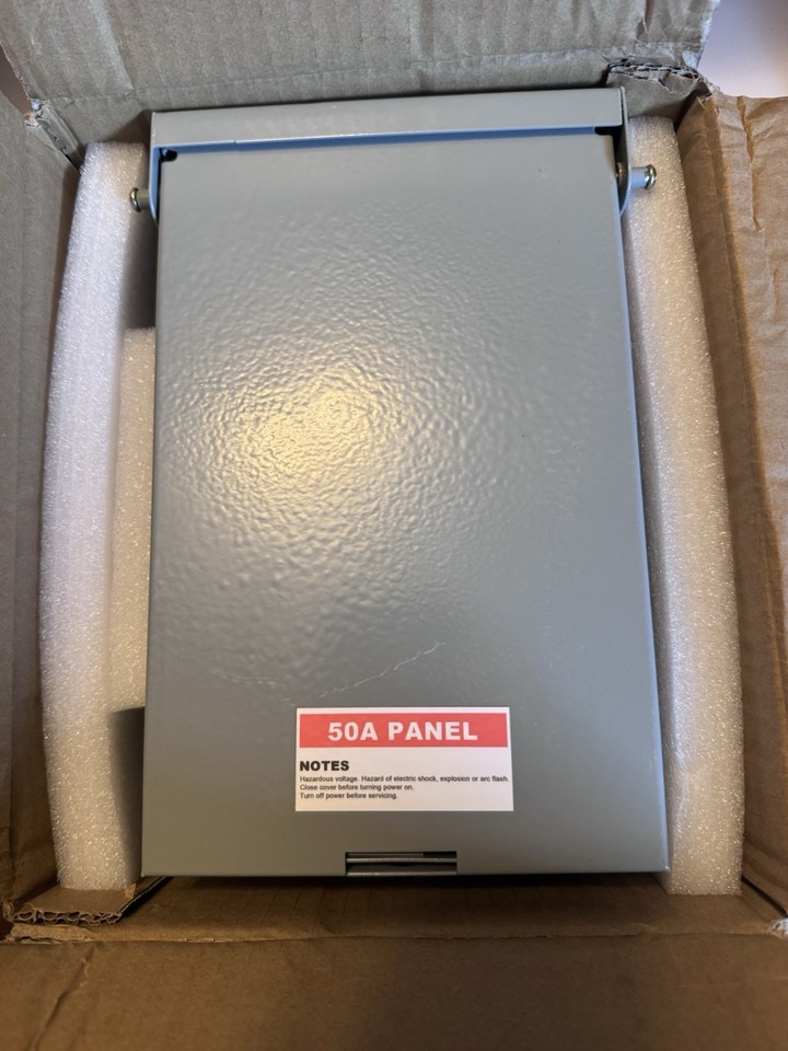 50 Amp Spa Breaker Panel, 50Amp GFCI 120V for Hot Tub & Swimming Pool ...