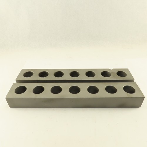 2-3/8" x 3-3/8" Steel Machinist Set Up Parallel Block Set 20-3/16" Long ...