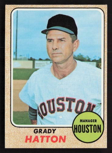 Grady Hatton 1968 Topps #392 Houston Astros VG-EX b | eBay