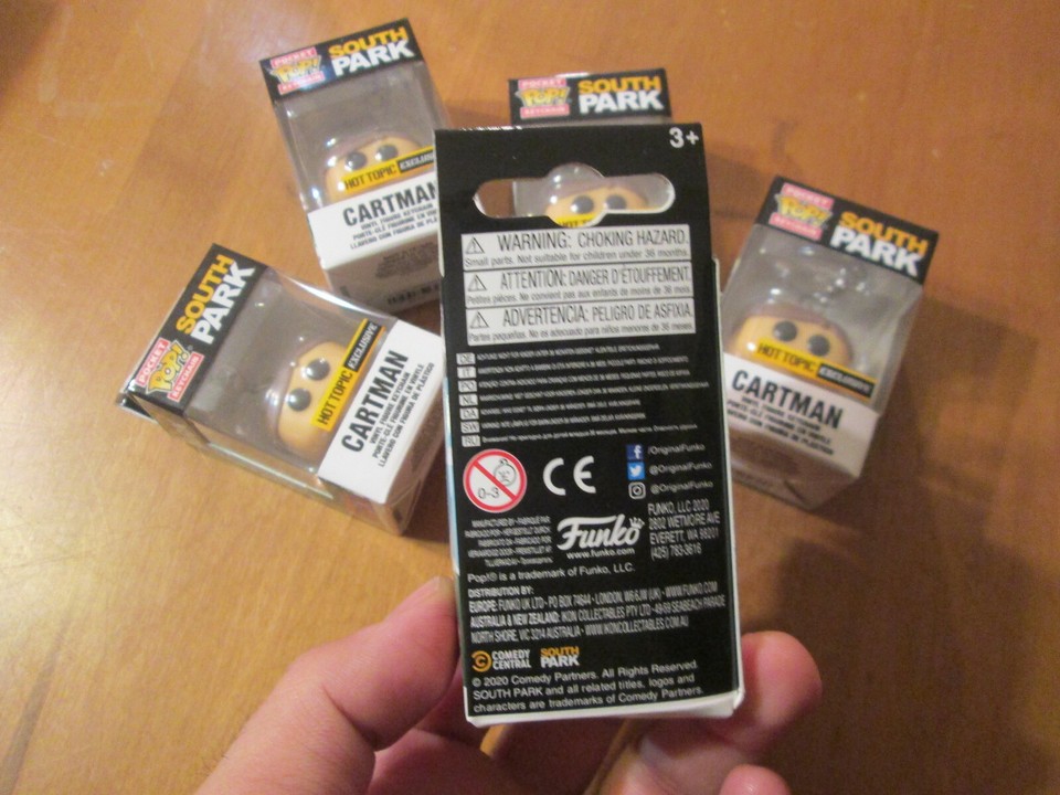 Funko Pop Pocket SOUTH PARK CARTMAN HOT TOPIC EXCLUSIVE KEYCHAIN | eBay