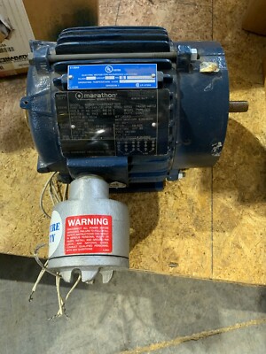 NEW MARATHON ELECTRIC NVB143TTEN18532AAP 1/2HP 1750RPM MOTOR 883-5XP ...