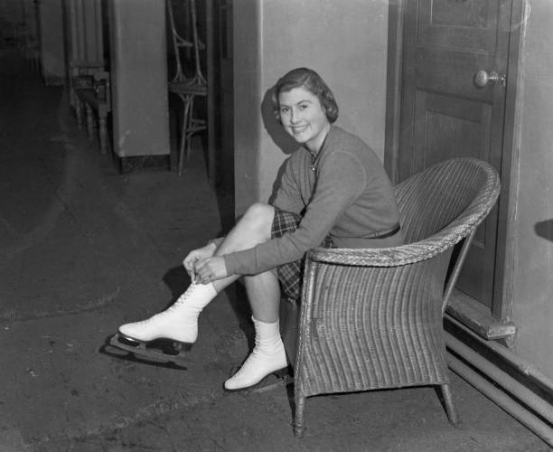 British Figure Skating Champion Cecilia Colledge 1930s No 9 Old Photo ...