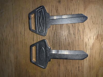 2 VINTAGE ORIGINAL FORD GALAXIE KEY BLANKS HURD 1966-1993 H50 9424 ...