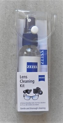 ZEISS Lens Cleaning Kit - Premium Microfiber Cloth + Lens Cleaner Spray ...