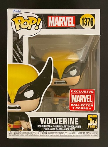 Funko Pop! Wolverine 50 Years #1376 Marvel Collector Corps Exclusive | eBay