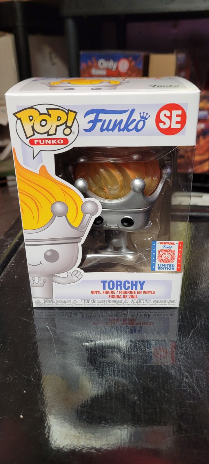 Funko Pop Torchy SE 2021 Fundays Games Virtual Limited Edition | eBay
