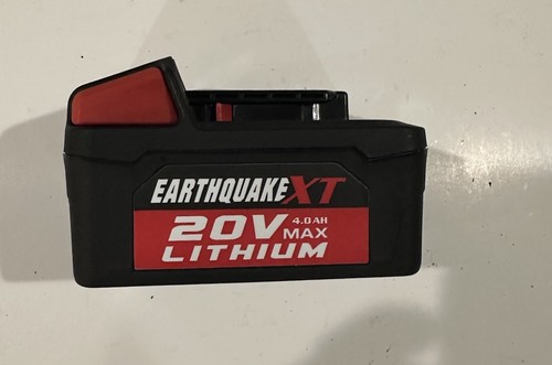 Earthquake XT 4.0ah 20v Max Lithium Battery NEW Without Box | eBay