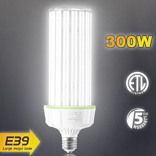 UL 300W LED Corn Bulb Light 1500W MH/HPS Equivalent Warehouse High Bay ...