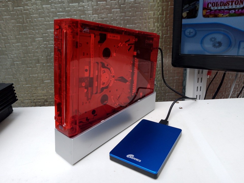 Nintendo Wii Transparent Console Clear Unit Clear bundle 256GB Card 1TB ...