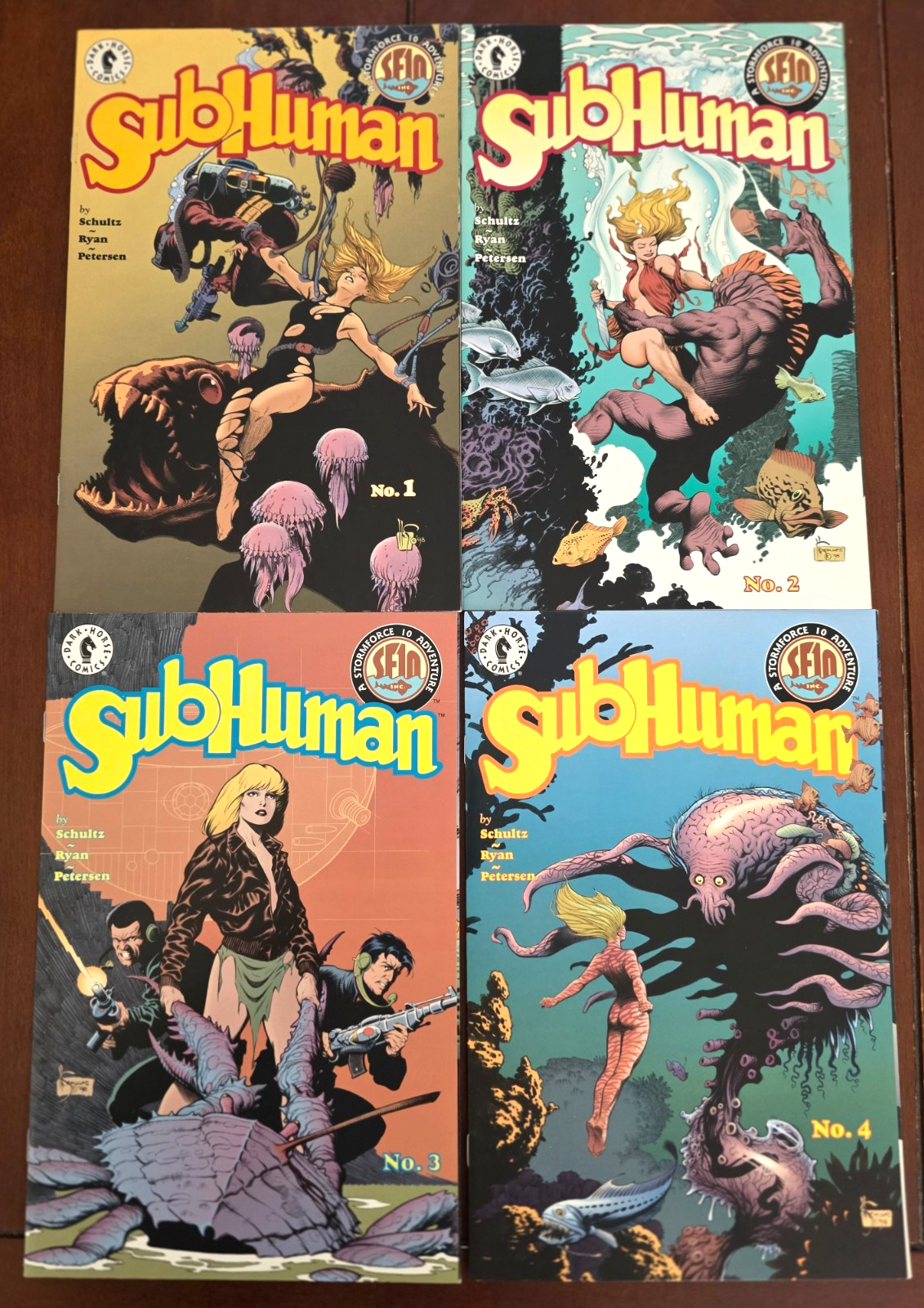 SUBHUMAN 1 2 3 4 DARK HORSE SCI-FI FANTASY COMICS MARK SCHULTZ ROGER ...