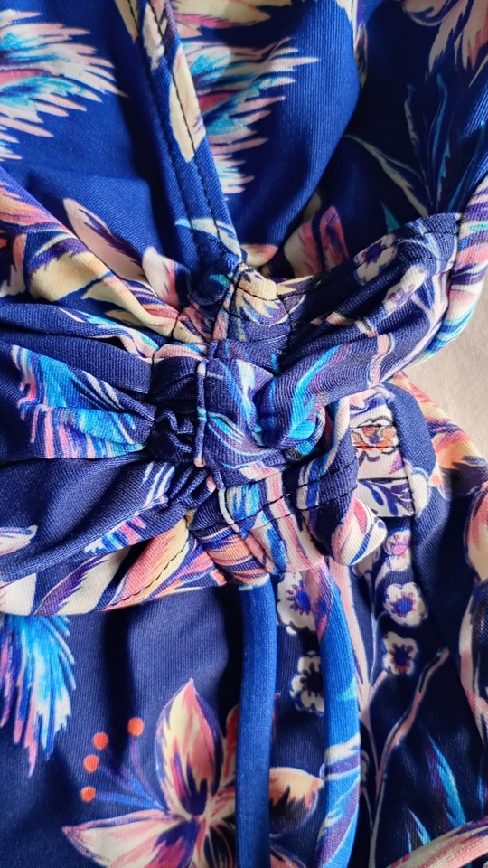 10 Jantzen Blue Floral Print Bathers Swimwear Swimsuit One Piece | eBay ...