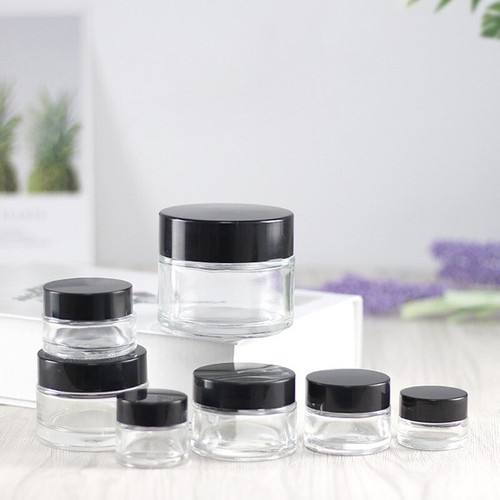 Empty Small Jars Refillable Empty Cosmetic Containers Portable Travel ...