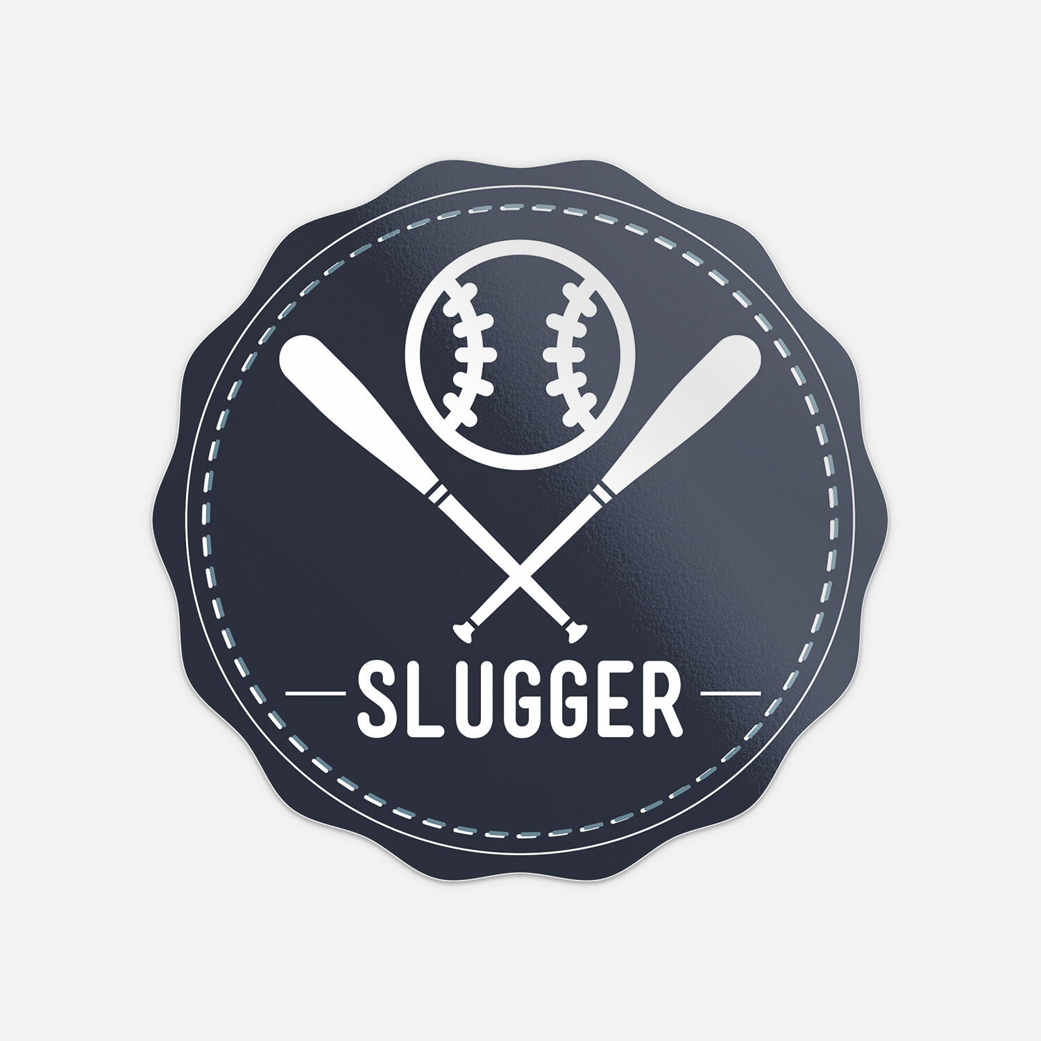 Slugger Baseball Bat Badge Vinyl Sticker Decal | eBay