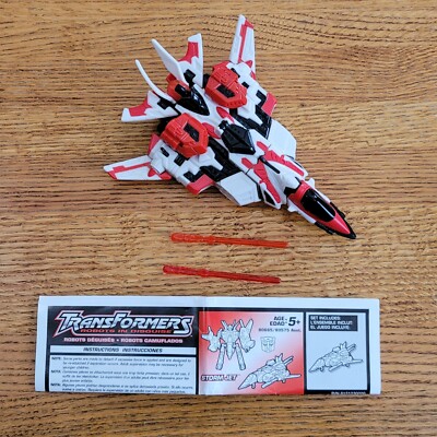 Transformers Robots in Disguise 2002 Storm Jet, Instructions, & 2 ...