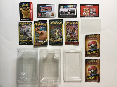 Nintendo Pokemon Empty Pack Wrappers And Plastic Card Protector And ...