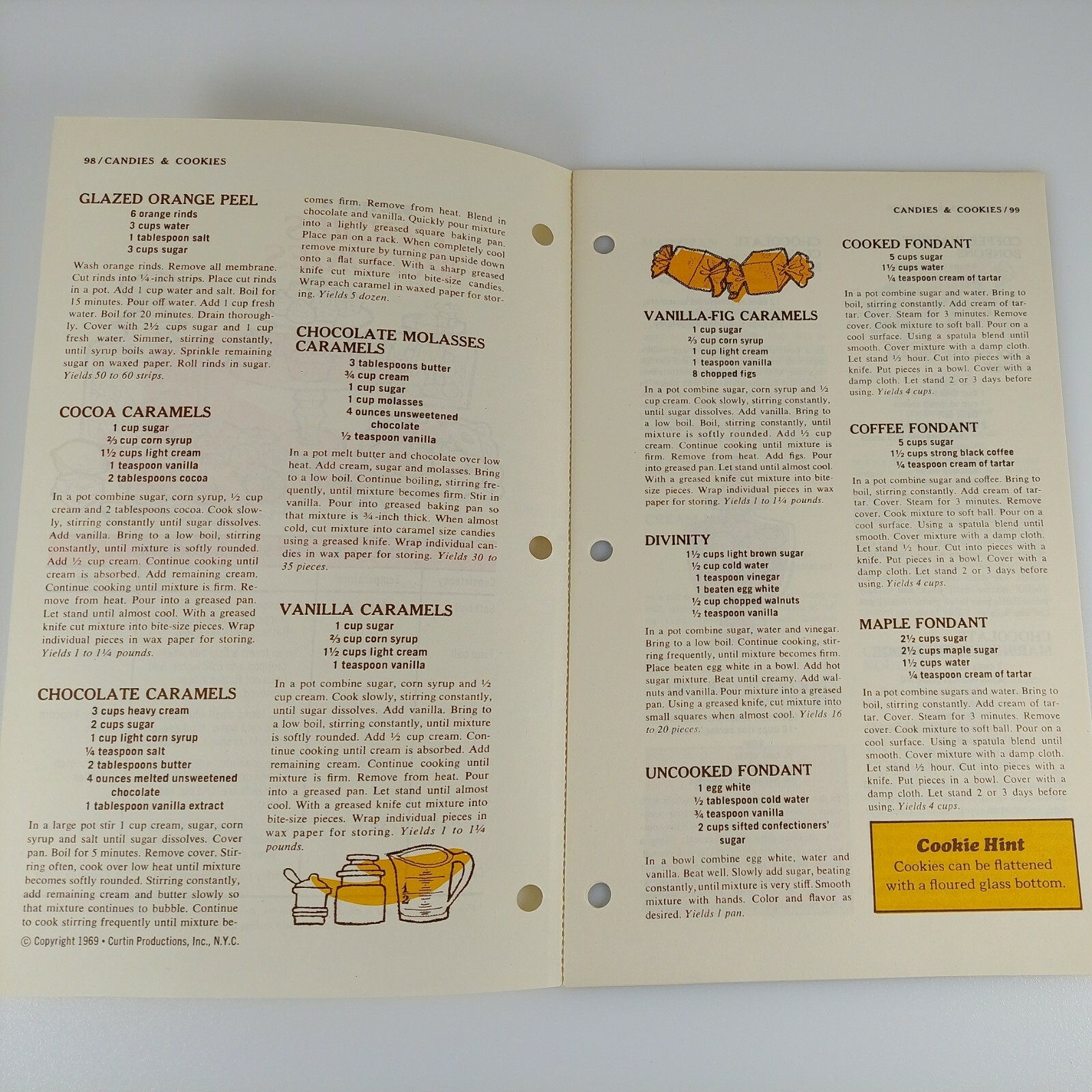 Vintage The Complete Family Cookbook Section 4 Candies & Cookies Pages ...