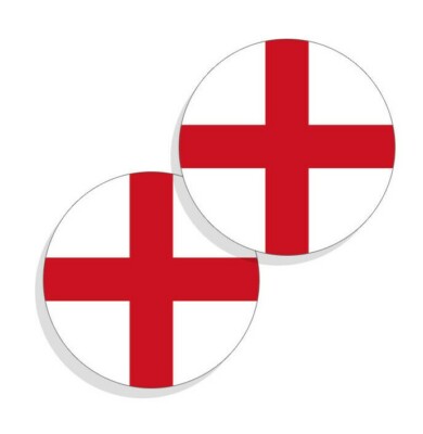 England Flag Stickers Flag Decals Vinyl Indoor Outdoor Stickers Round 4 ...