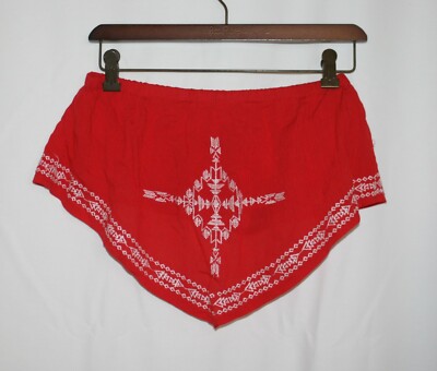 LF House Of Three Red Scarf Midriff Top Sz 10 ~ NWT $114 | eBay
