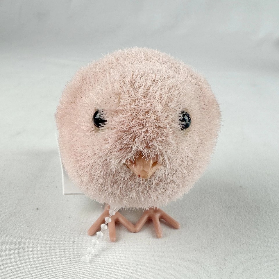 Small Flocked Chick Easter Decor Pink Target Bullseye Playground 2024 ...