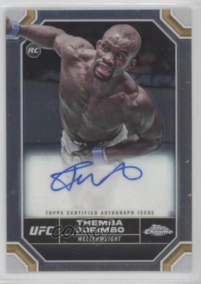 2024 Topps Chrome UFC Chrome Rookie Auto Themba Gorimbo #CRA-TGO Auto ...