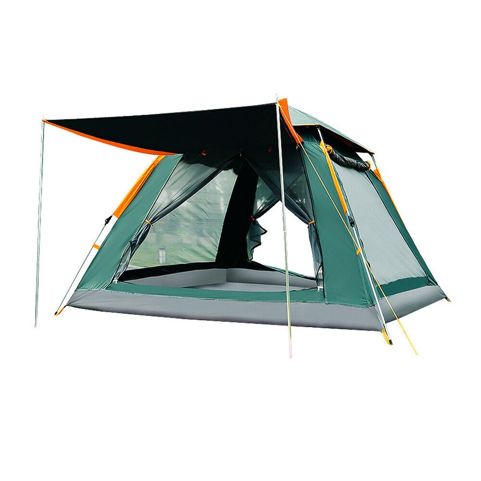 3-5 Person Automatic Camping Tent Hiking Instant Canopy Pop Up Tents ...