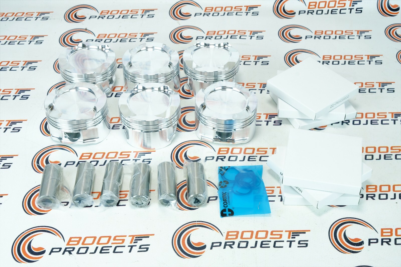 CP Piston Set 3.307" Bore 10.2:1 CR 89.6mm Stroke for BMW S55B30 3.0L ...