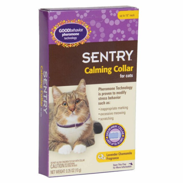 Sentry Calming Collar For Cats Single Pack by Sergeant S (591012) for ...