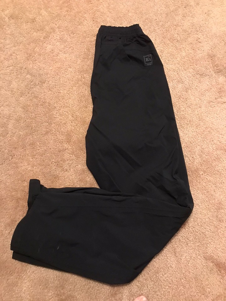 Kids XL (18)REI E1 Elements PANTS Black Windbreaker Nylon Waterproof Lightweight | eBay